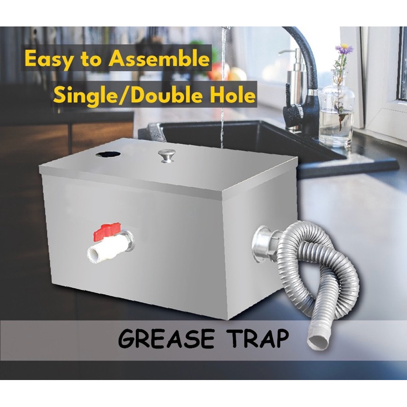 Grease trap kitchen Perangkap minyak Oil water separator system ...