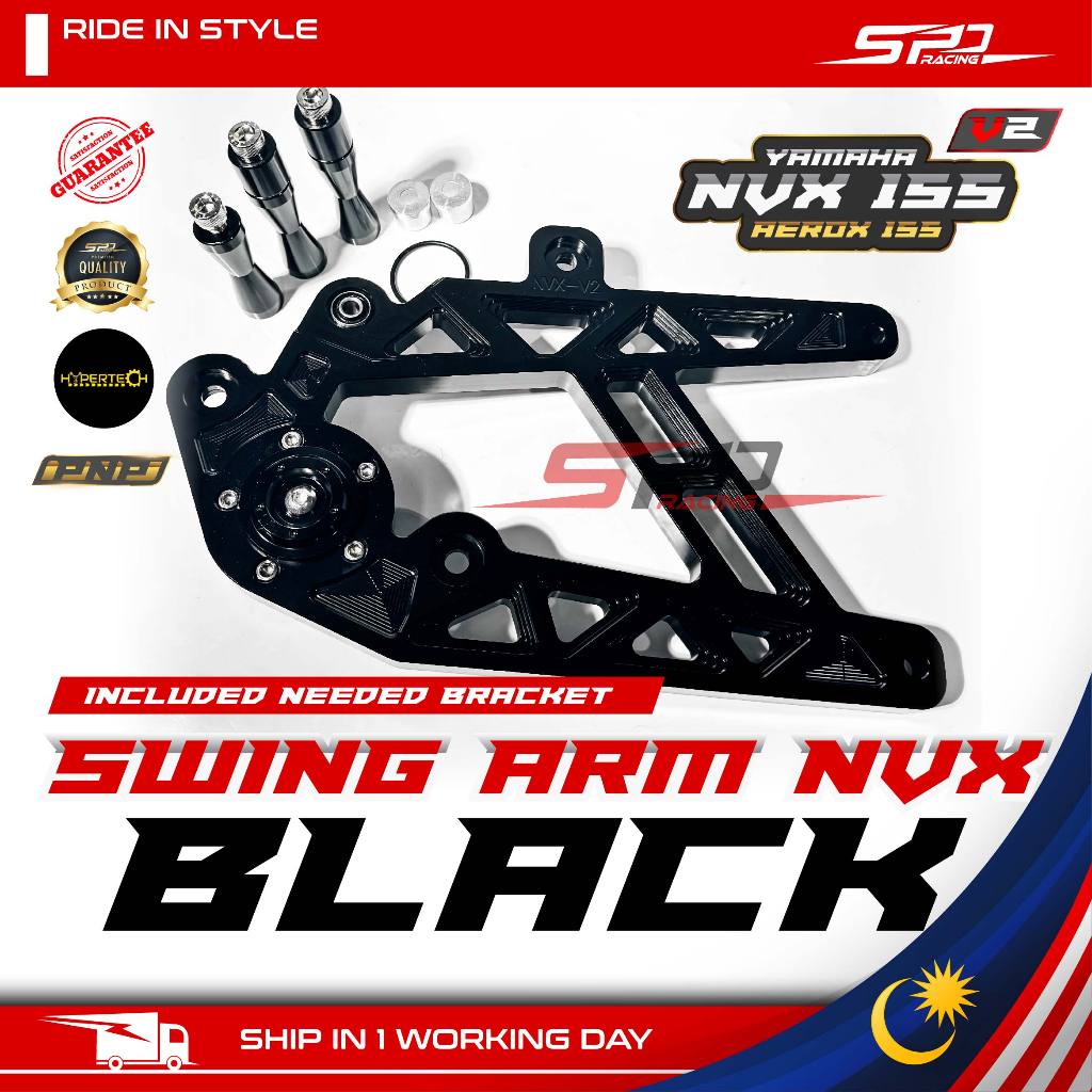 NVX Swing Arm Full Set I FULL CHROME I FULL BLACK Hypertech Racing For ...