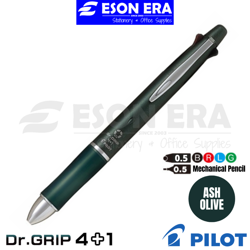Pilot Dr.Grip 4+1 0.5mm/0.7mm Ballpoint MultiPen+Mechanical Pencil (0.5mm) Refill BVRF | Shopee ...