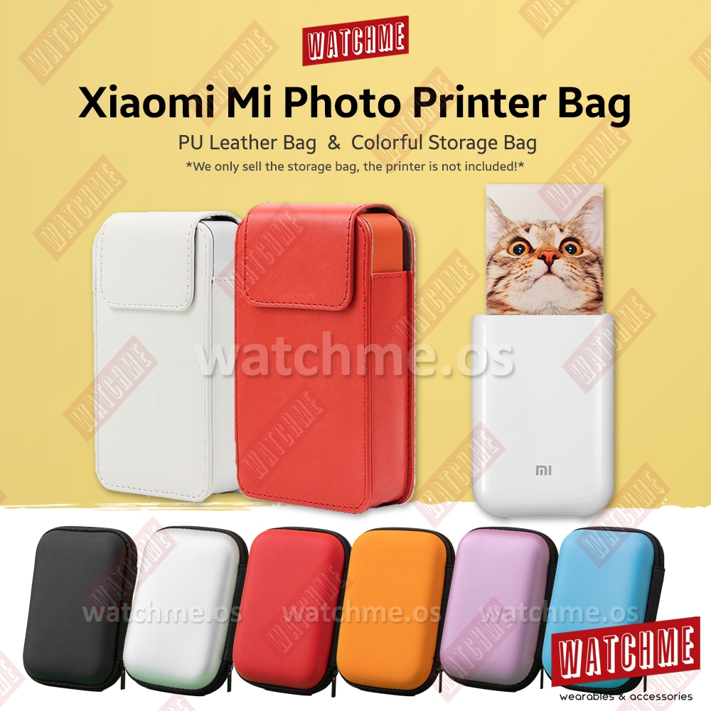 Xiaomi Mi Pocket Photo Printer Cover, Colorful Storage Bag, PU Leather ...