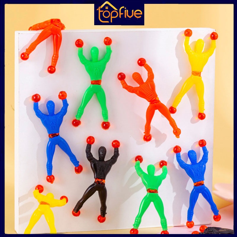 Sticky Stretchy Kids Elastic Climbing Spider Man Fun Stretchy Toy Wall ...