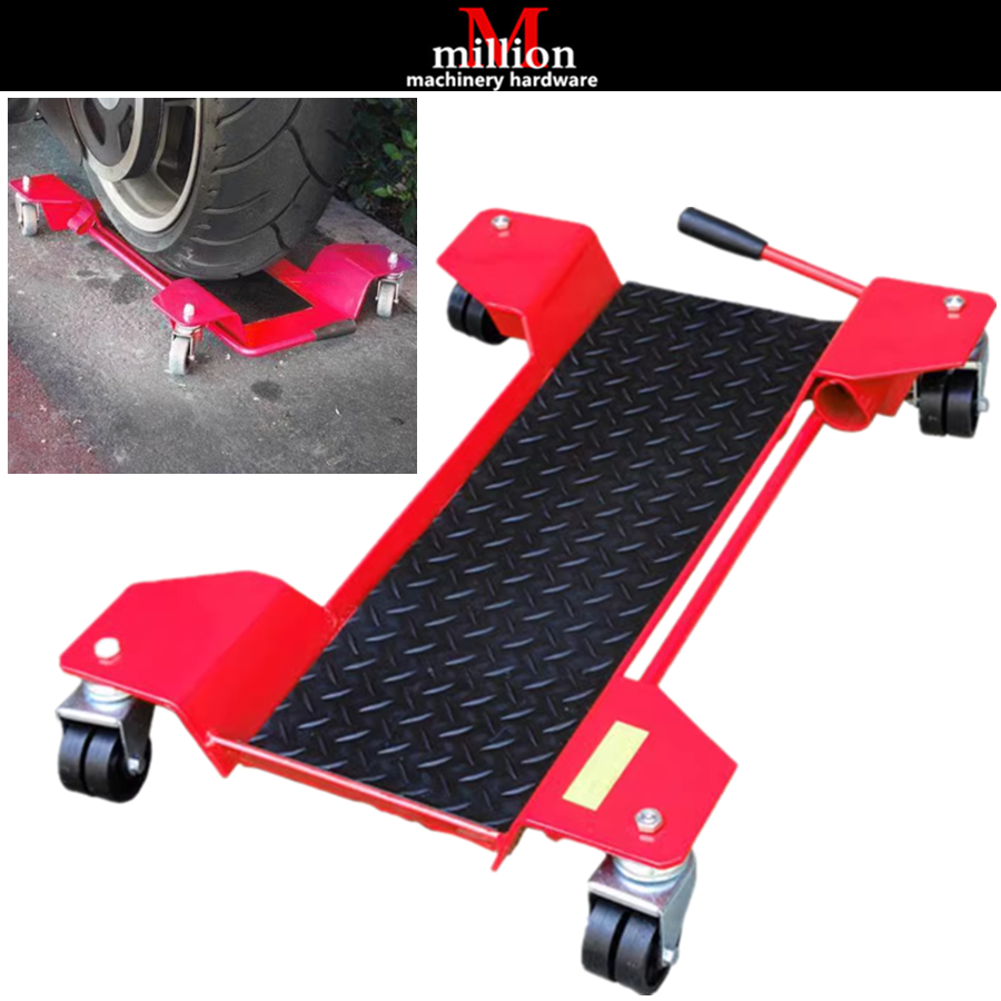 Motorcycle Repair Mover Steel Plate Motor bike Dolly Moving Tool Wheel ...