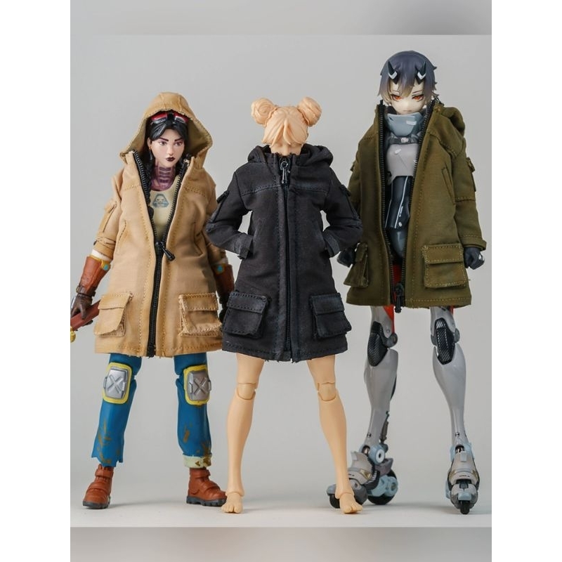 Female Action figure coat 1/12 Romankey Tb league snail shell figma ...
