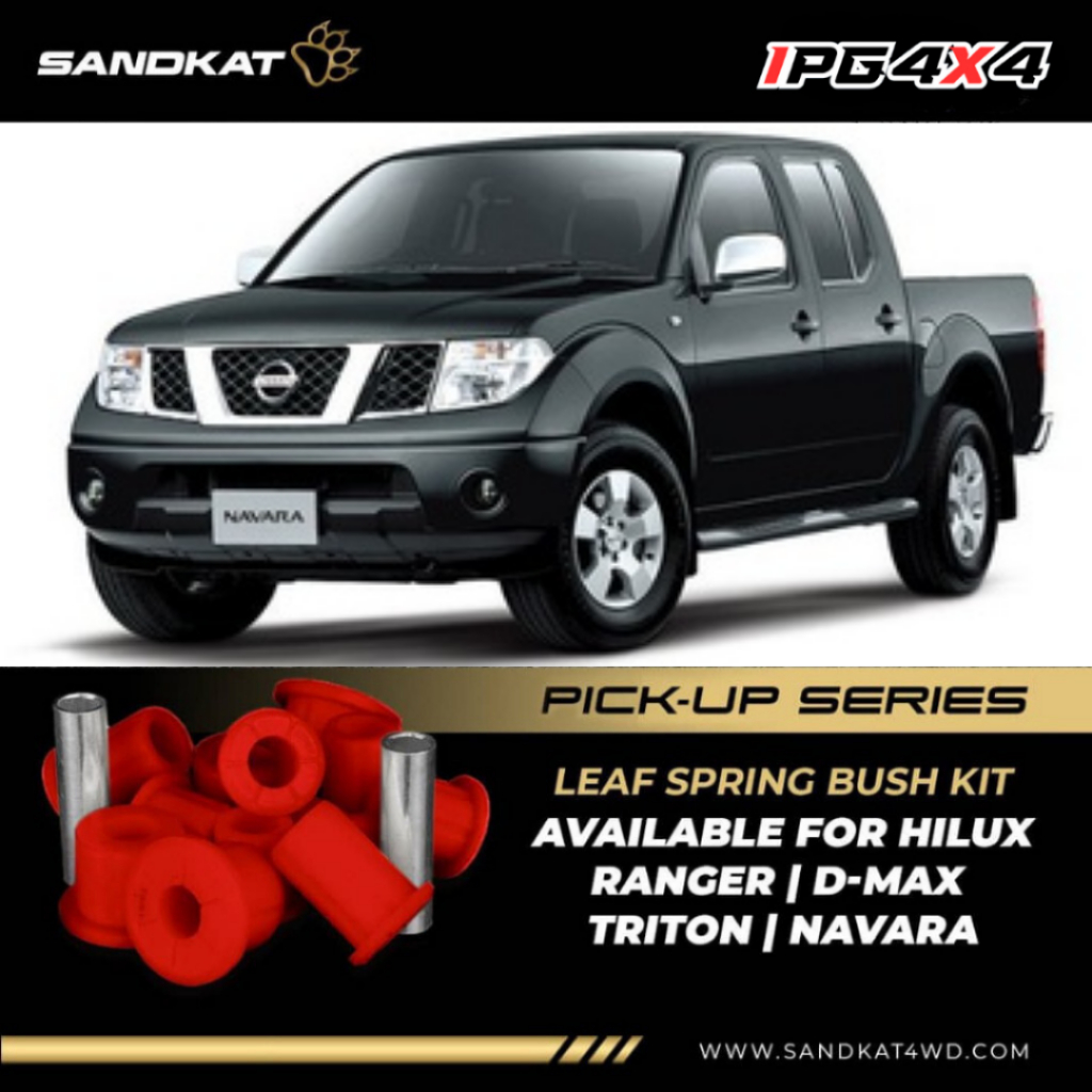 SANDKAT Leaf Spring Bush Set Nissan Navara D22 Navara D40 Navara NP 300 ...