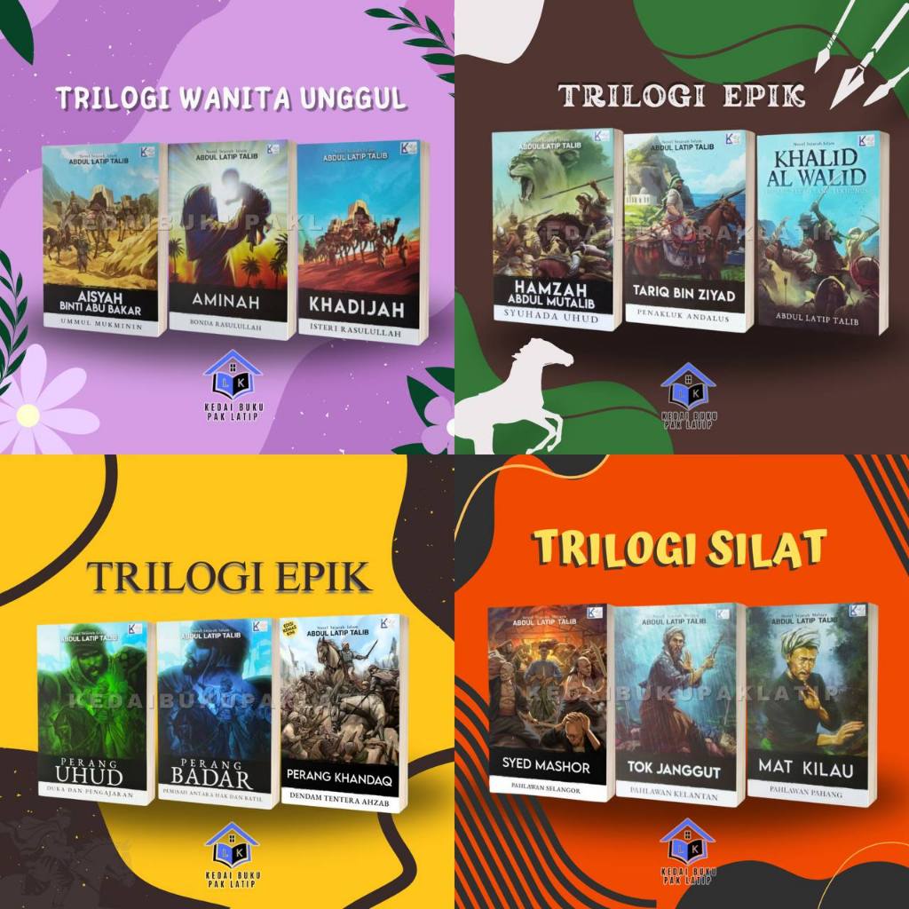 Abdul Latip Talib's Best Title Trilogy Set | Shopee Philippines