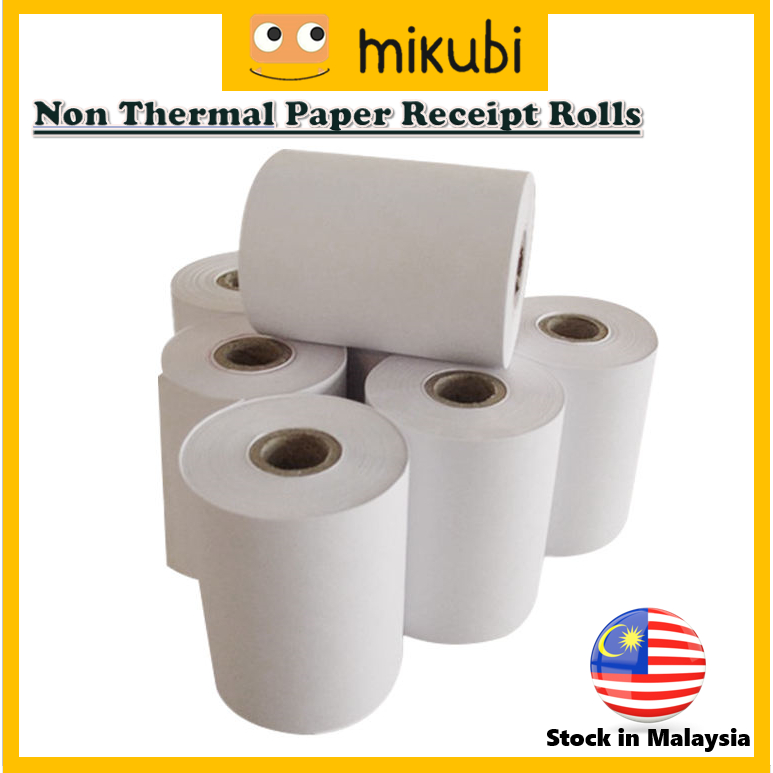 Resit Kertas Printer / Non Thermal Paper Receipt Rolls /Receipt Paper ...