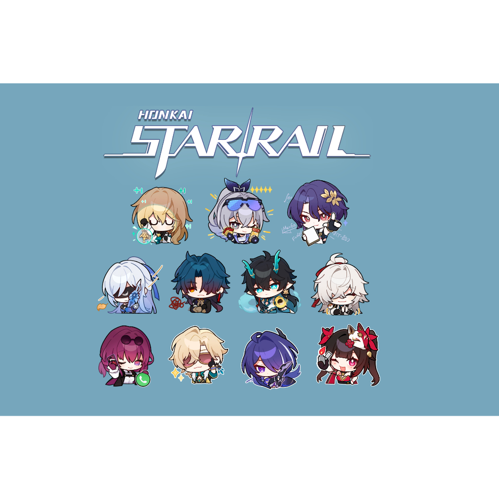 HONKAI STARRAIL 崩坏星穹铁道 Waterproof uv sticker FASTDELIVERY Kafka ...