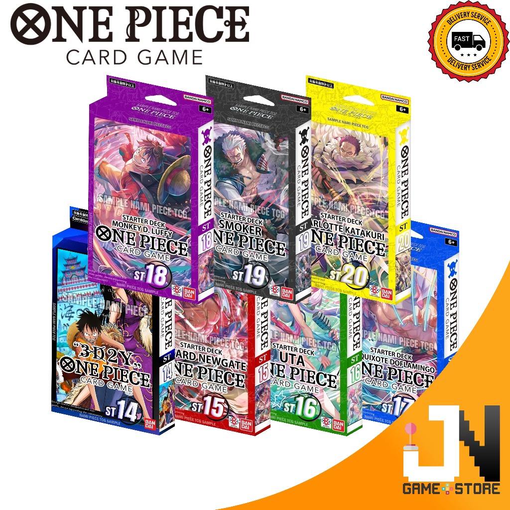 One Piece TCG Starter Deck ST14 ST15 ST16 ST17 ST18 ST19 ST20 (NEW) | Shopee Philippines
