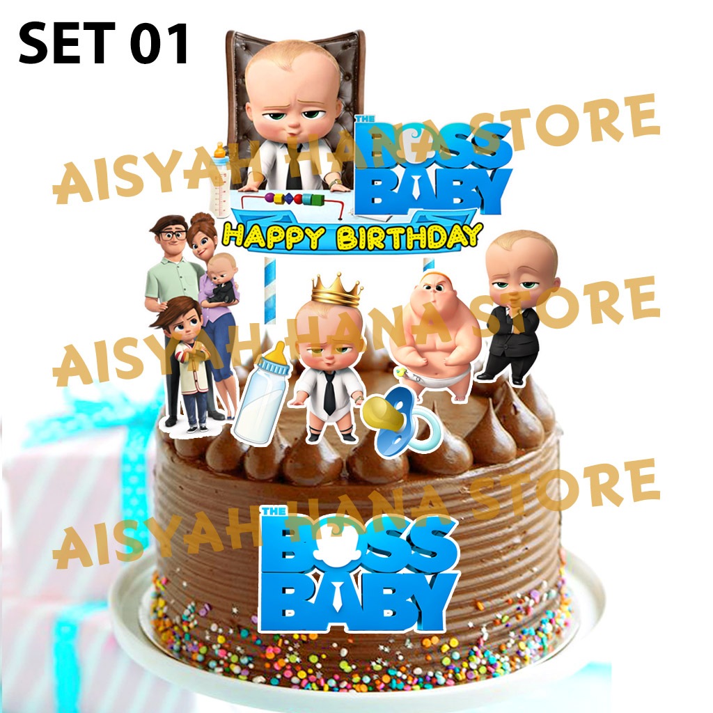 BABY BOSS CAKE TOPPER SET 01 | Shopee Philippines