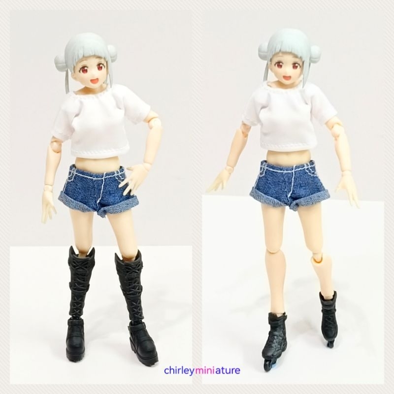 Doll Figma action figure clothes 1/12 Figma shoe 1/12 | Shopee Philippines