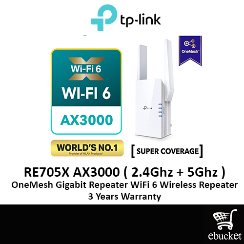 TP-LINK RE705X AX3000 ( 2.4Ghz + 5Ghz ) TP-LINK WA855RE AX3000 ( 2.4Ghz ...