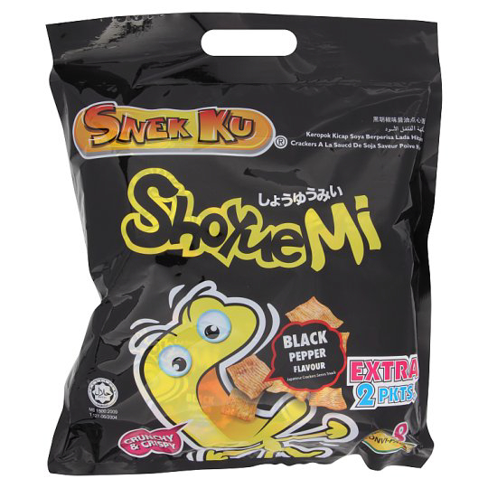 SNEK KU ShoYueMi Seaweed Spicy Black Pepper Flavour Crackers 14G X 8 ...