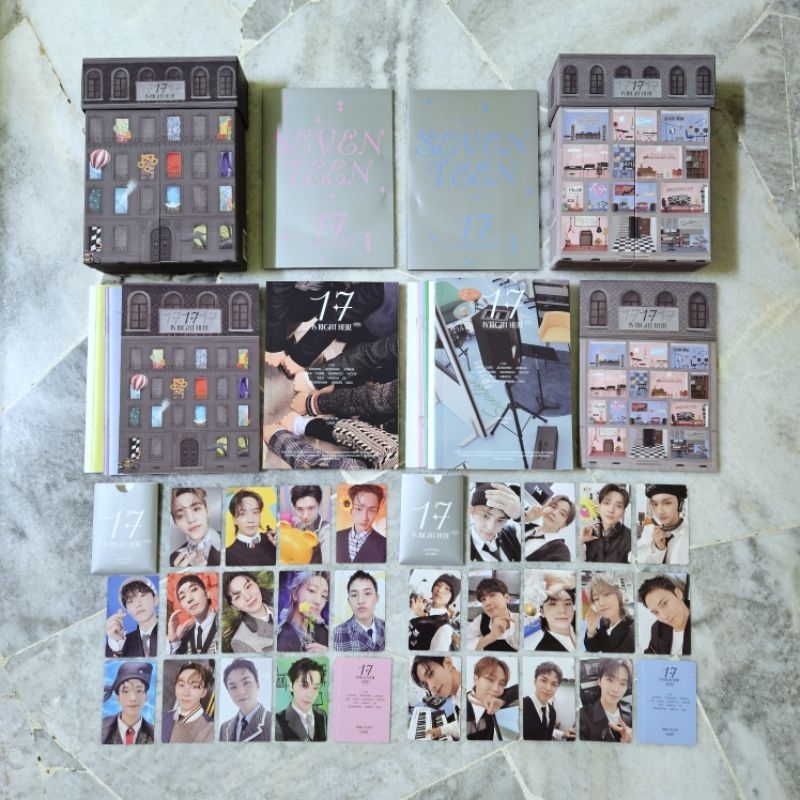 SEVENTEEN BEST ALBUM '17 IS RIGHT HERE' LOOSE PHOTOCARD SET, CD & PHOTOBOOK SET | Shopee Philippines