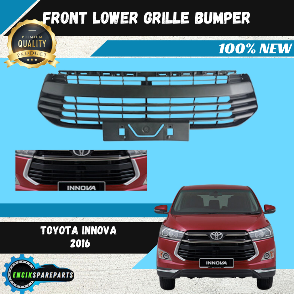 Front Bumper Lower Grille Grill Bawah Toyota Innova 2016 100% New High ...