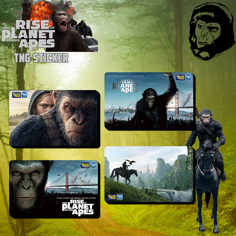 Kingdom Of The Planet Of The Apes TNG Sticker - Tng Touch N Go Sticker ...