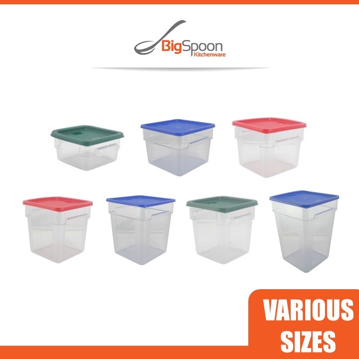 PC Square Food Container With Cover | Shopee Philippines