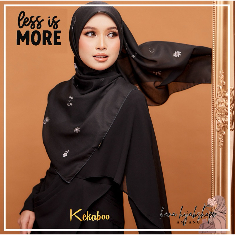 NEW KEKABOO Special Edition Less Is More - Tudung Bawal Cotton | Shopee ...