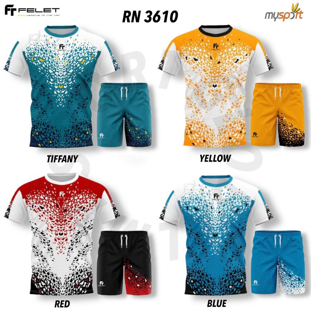 Felet RN 3610 Badminton Shirt Jersey | Shopee Philippines