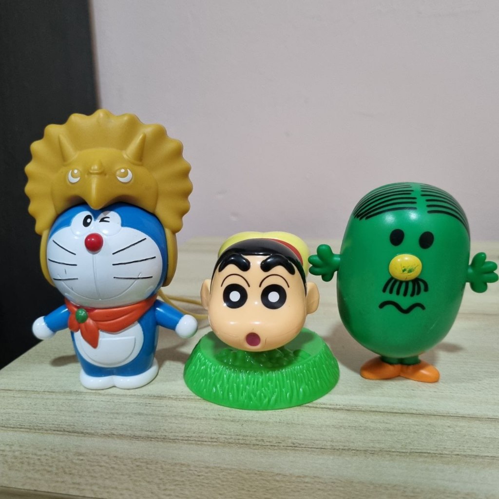 Mcdonald toy Shin Chan,doreamon and mr.fussy Combo Set RM6 | Shopee ...