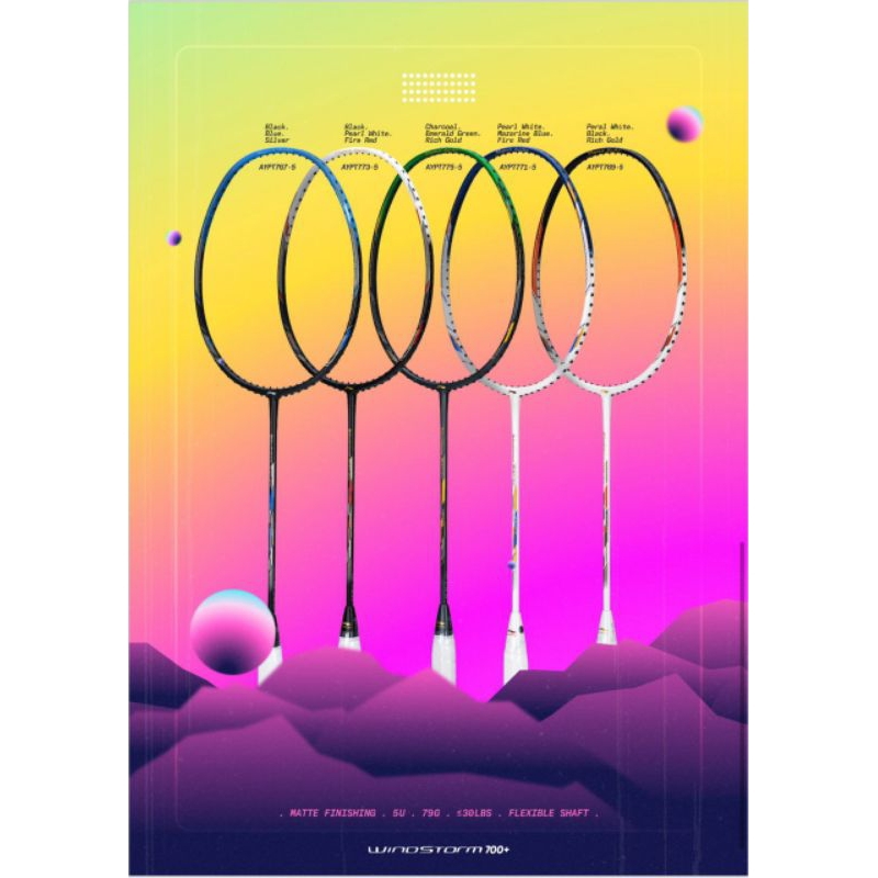 LI-NING WINDSTORM 700 PLUS BADMINTON RACKET | Shopee Philippines