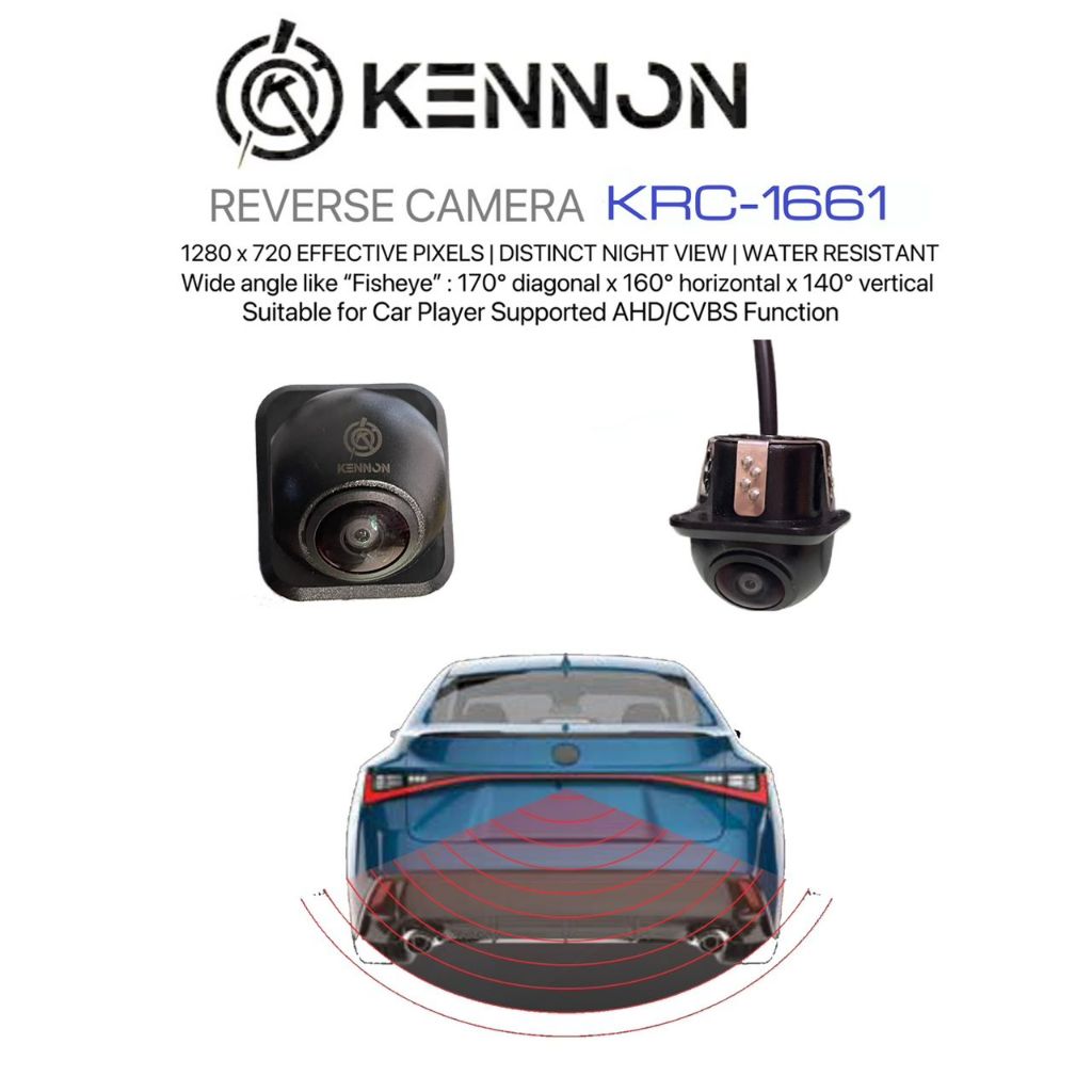 KENNON CAR REVERSE CAMERA KRC-1661 - AHD 720P / CVBS (150o) | Shopee ...