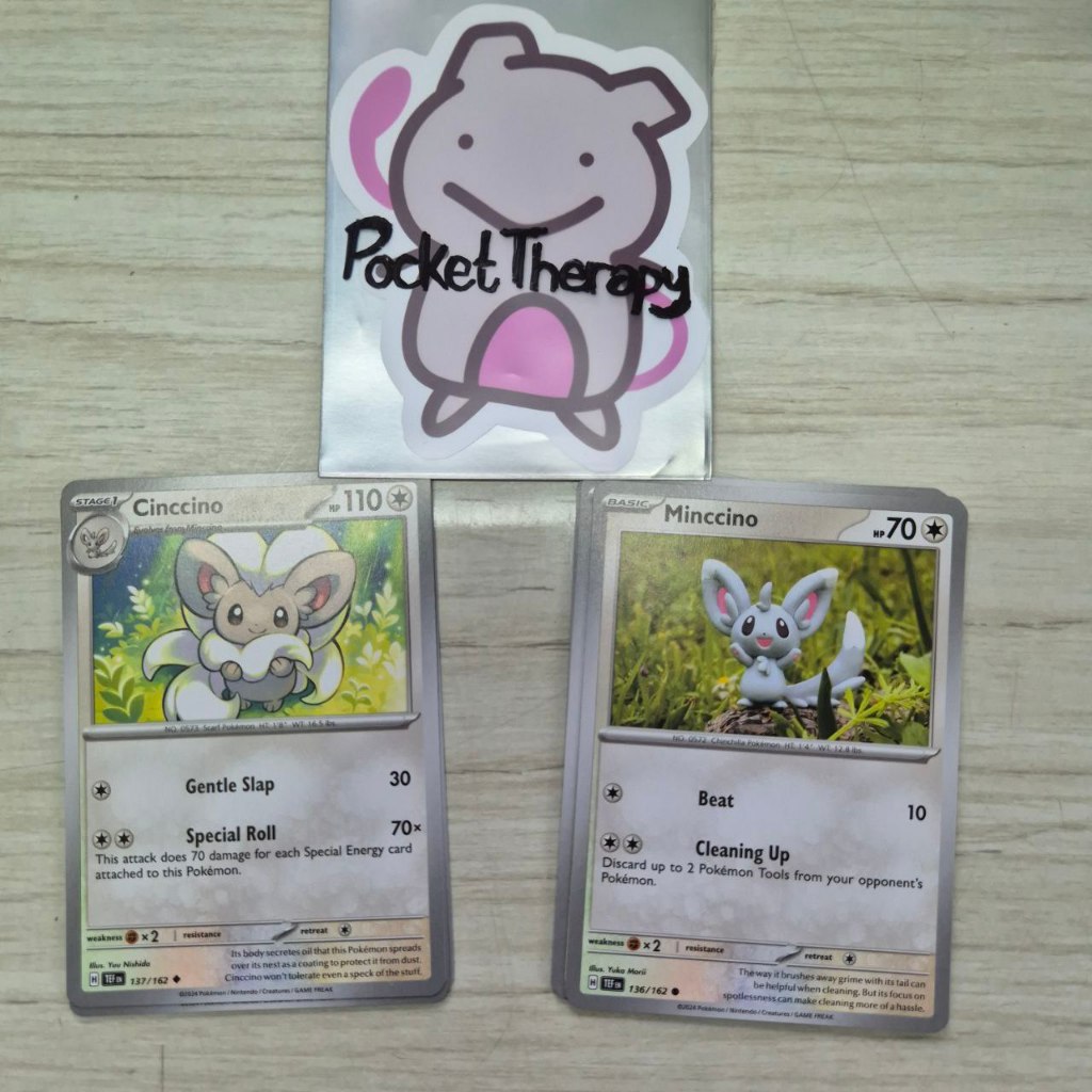 Temporal Forces Pokemon TCG SV05 TEF Normal Art Cinccino Minccino | Shopee Philippines