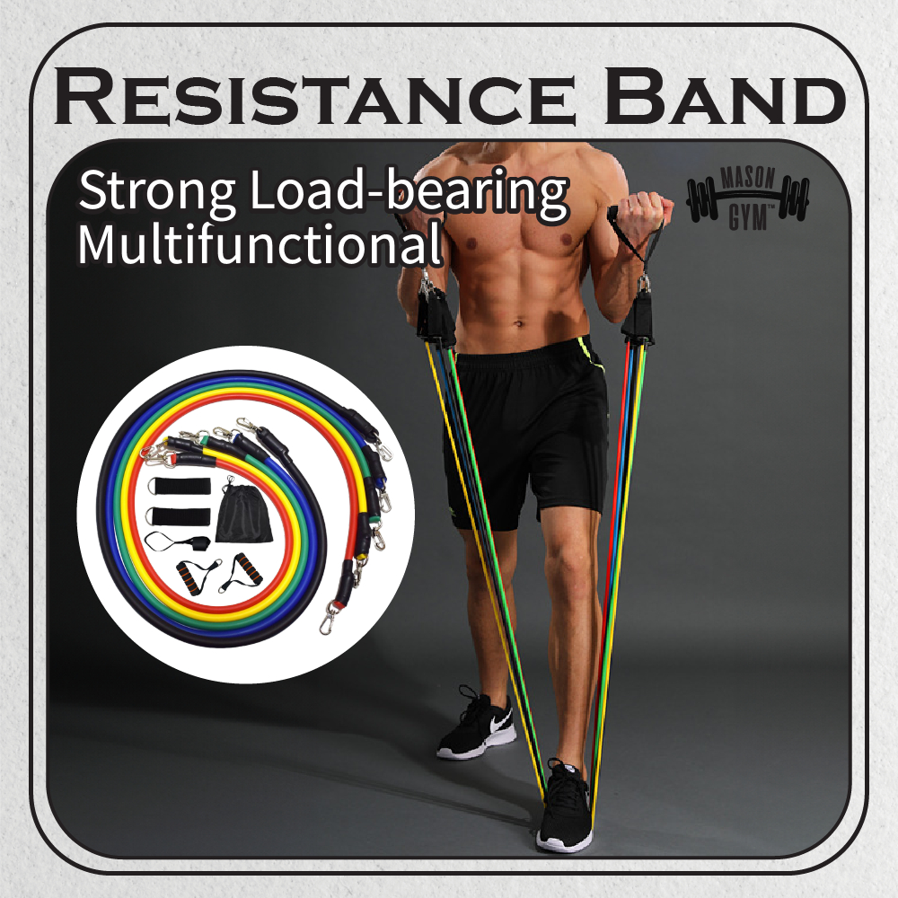MasonGymTM Resistance Band Body Fitness Rope Equipment Pull Rope ...