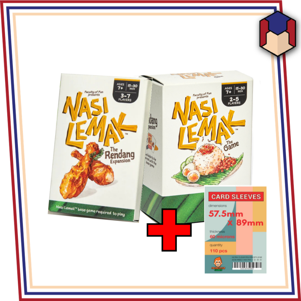 NASI LEMAK THE GAME + RENDANG EXPANSION | Shopee Philippines