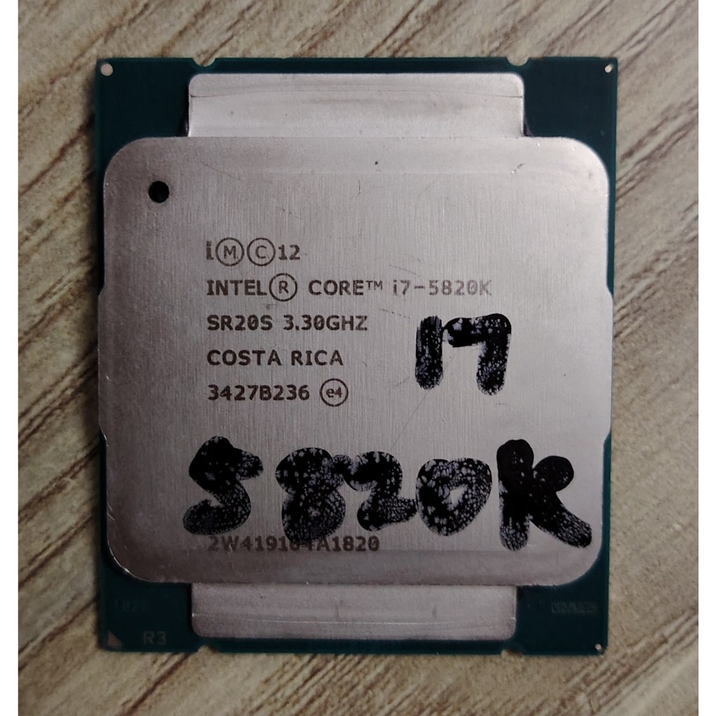 Intel i7 5820K CPU 3.30GHz 15M 6-Cores 12-Threads Processor LGA2011,For ...