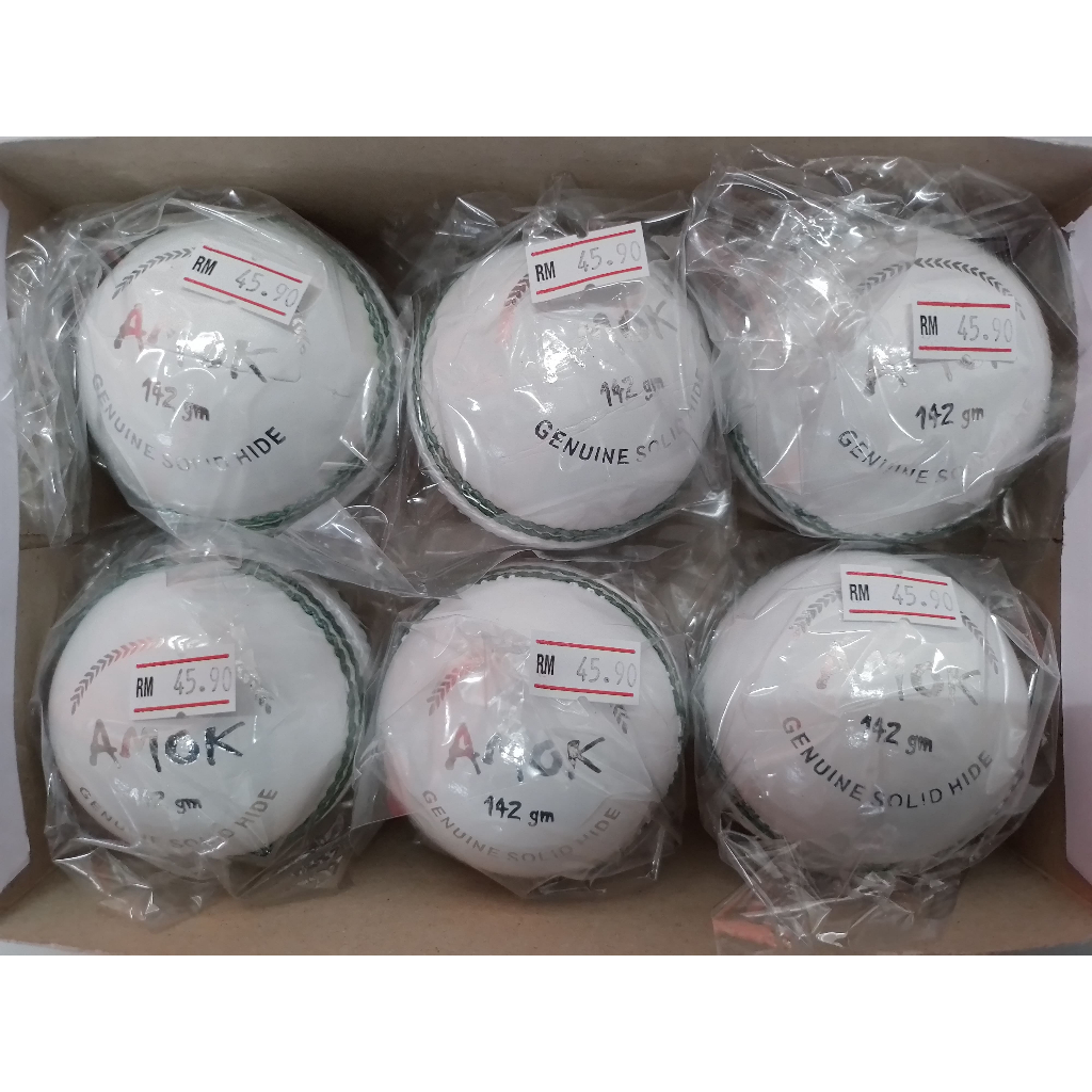Maestro Cricket Ball (White) - Ladies 142g | Shopee Philippines