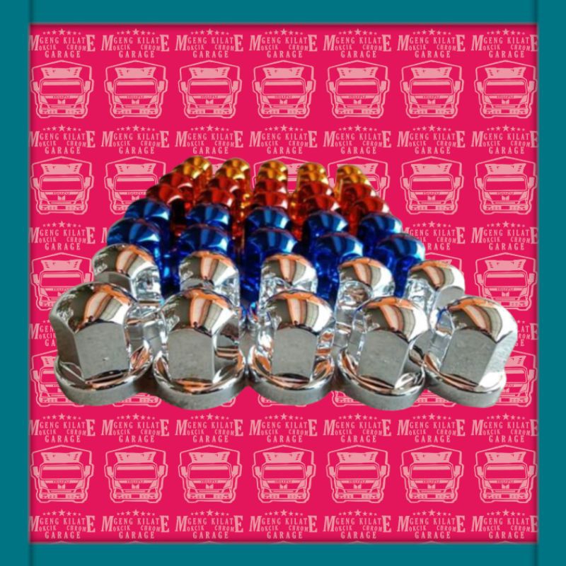 Cover Nut Kilat 32mm Tayar Scania Volvo [UniChrome0421] | Shopee ...