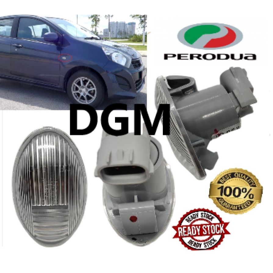 Perodua AXIA 2014-2022 Fender Signal Lamp / Side Light Lampu Tepi ...