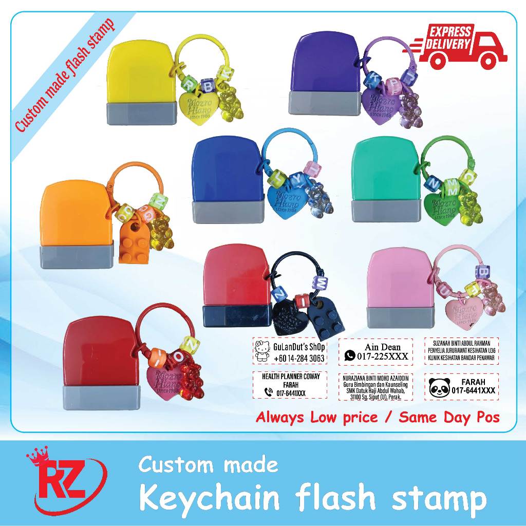 1027LV STOACK /cop nama /cop nama stamp /cop guru /chop custom made rubber stamp /flash cop ...