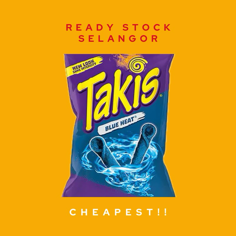 BIG PORTION Takis Blue Heat 200g! and from Selangor! | Shopee Philippines