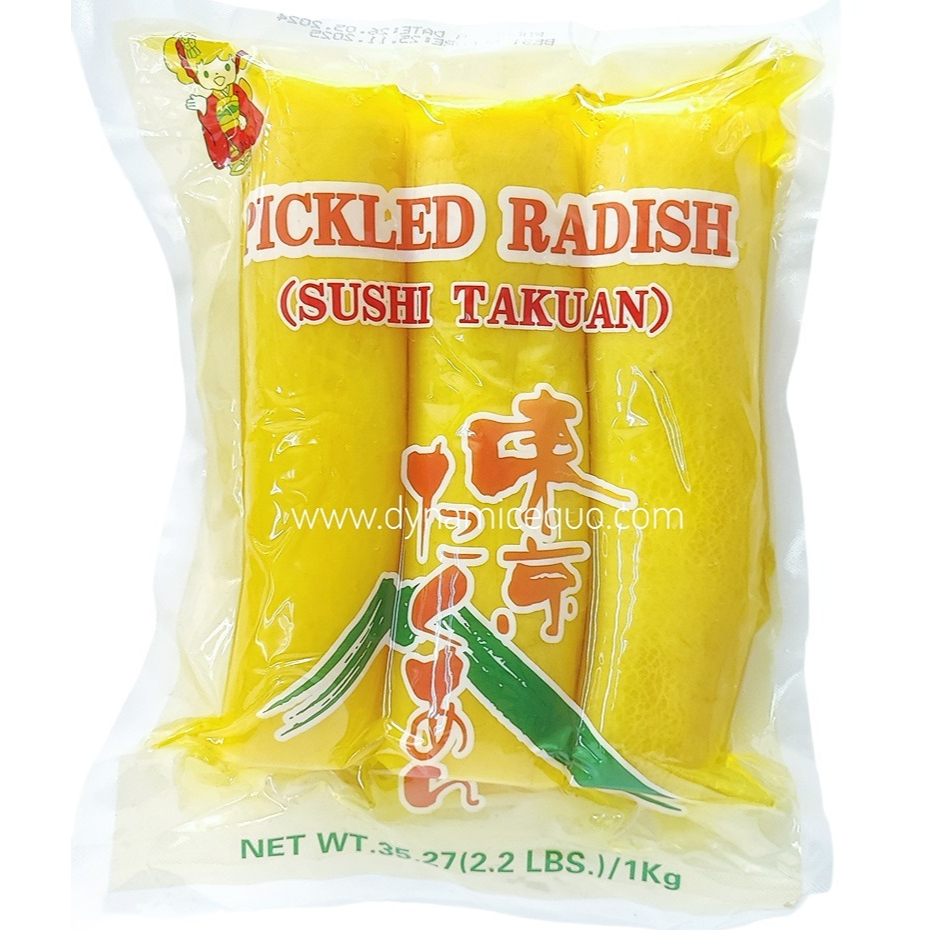 Takuan Zuke Pickled Daikon Radish Kizami 1kg Halal Gimbap Danmuji ...
