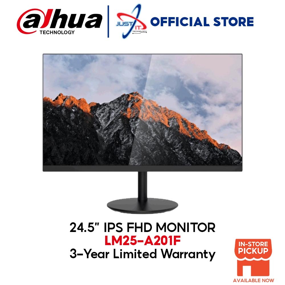 DAHUA LM25-A201F 24.5" MONITOR ( 24.5" IPS FHD / 5MS / 100HZ / VGA + HD MI ) | Shopee Philippines