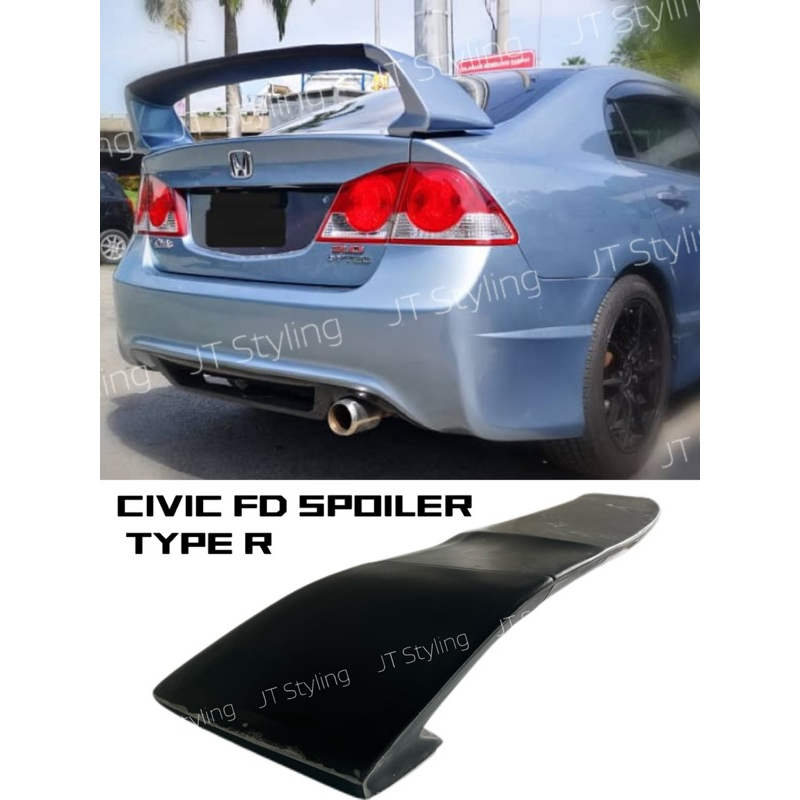HONDA CIVIC FD 2006-2011 TYPE R SPOILER WING | Shopee Philippines