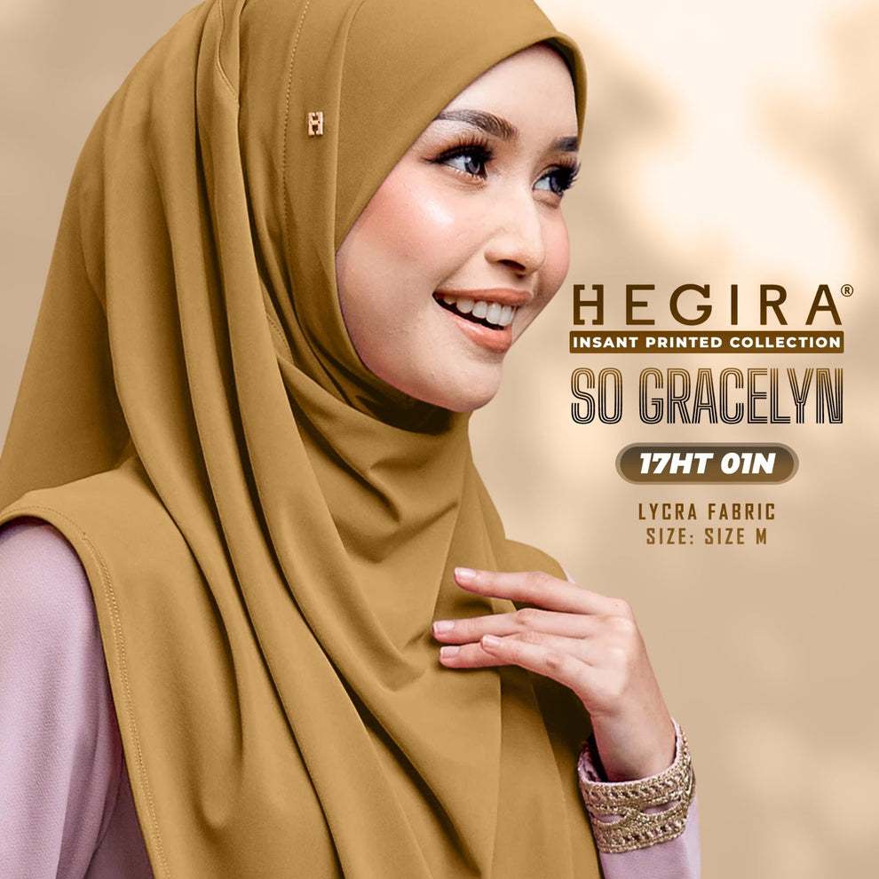 Hegira Inspired SO-GRACELYN Plain Instant Collection ( 17HT ) | Shopee ...