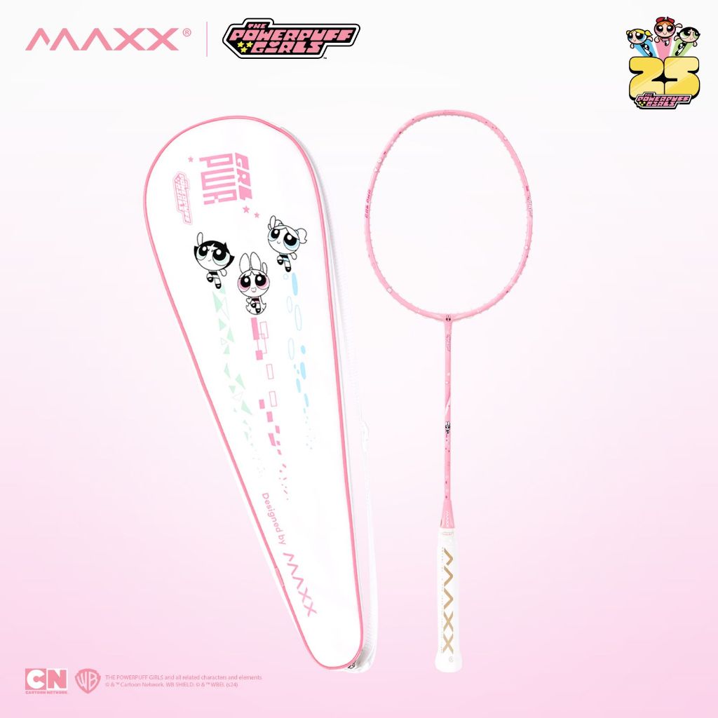 MAXX x Powerpuff Girls Badminton Racket MLPPG | Shopee Philippines