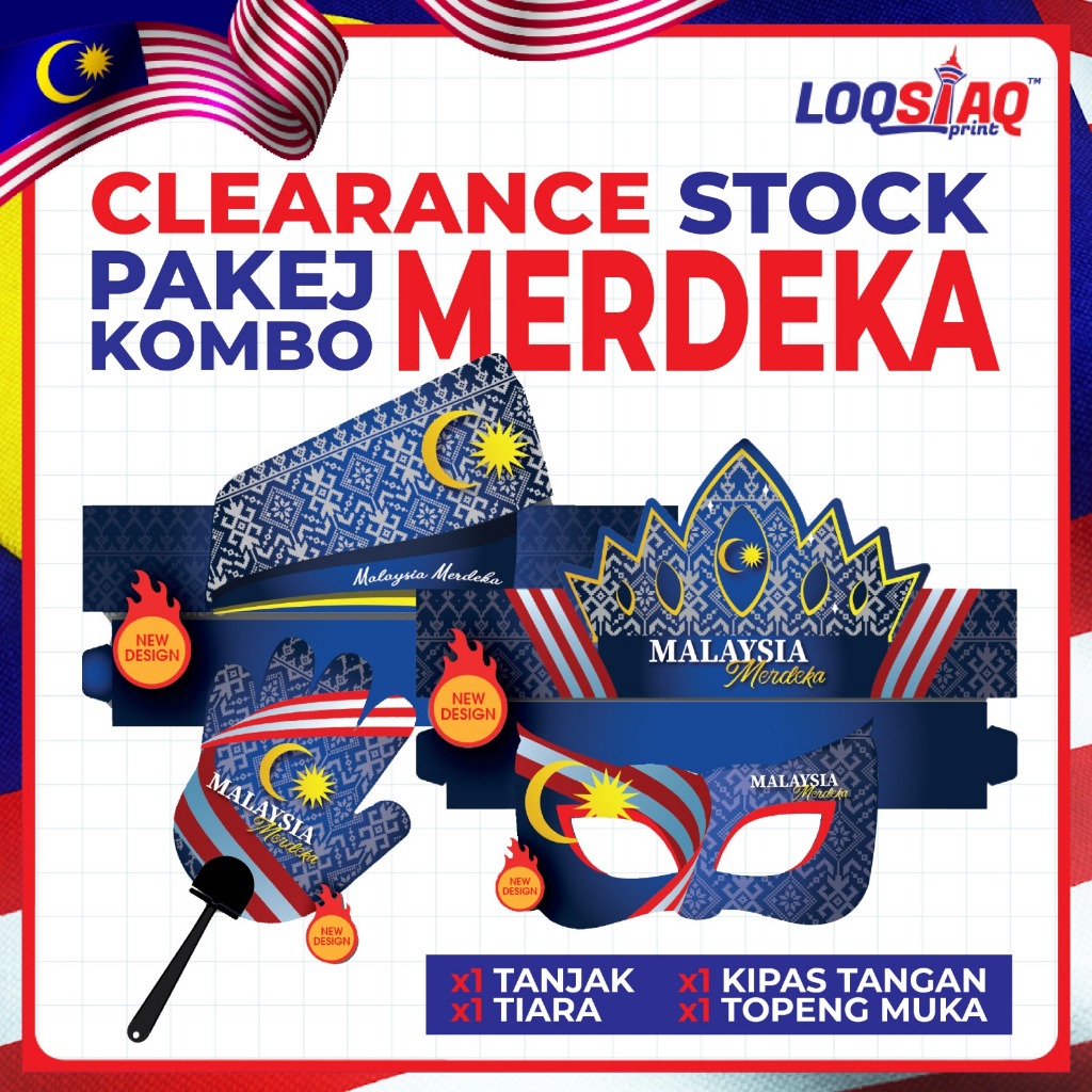 SET COMBO ACCESSORIES MERDEKA SEMPENA SAMBUTAN HARI KEMERDEKAAN 2024 ...