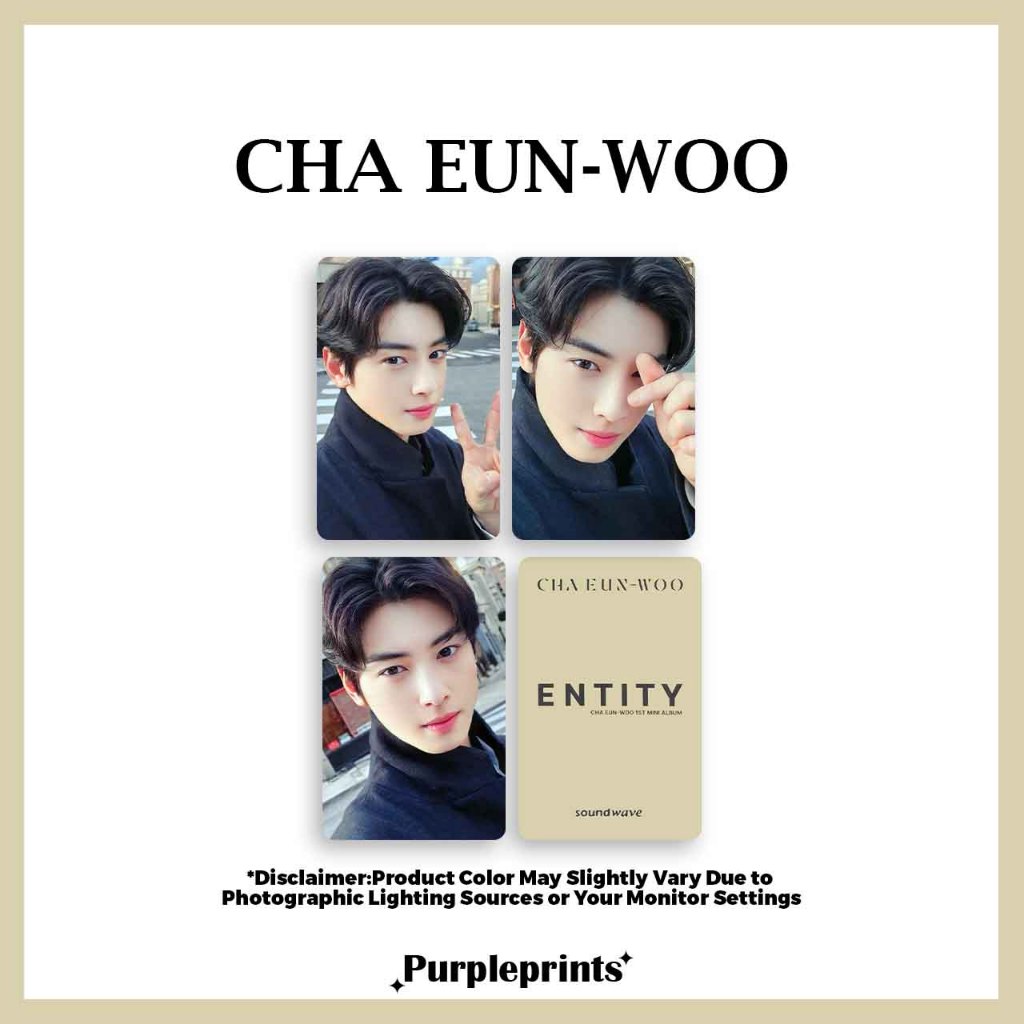 ASTRO CHA EUN WOO 2023 Photo Book in LA POB SET UNOFFICIAL LOMOCARDS ...