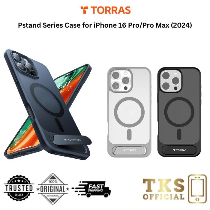 TORRAS Pstand Series Case for iPhone 16 Pro/Pro Max (2024) | Shopee Philippines