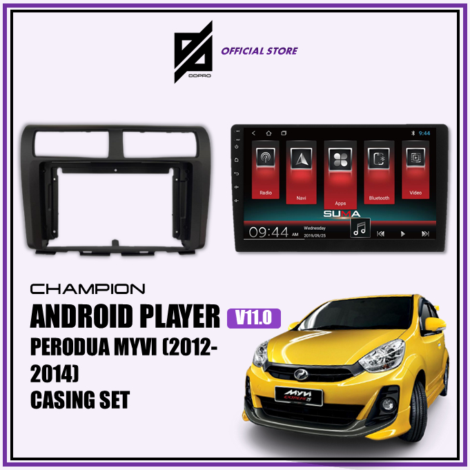 Perodua Myvi Lagi Best 11-14 SUMA 9" Inch Player + Casing (Set ...