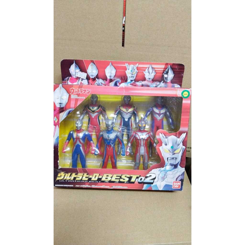 BANDAI Ultra Hero Best Collection 2: Ultraman Tiga, Dyna, Gaia SV ...
