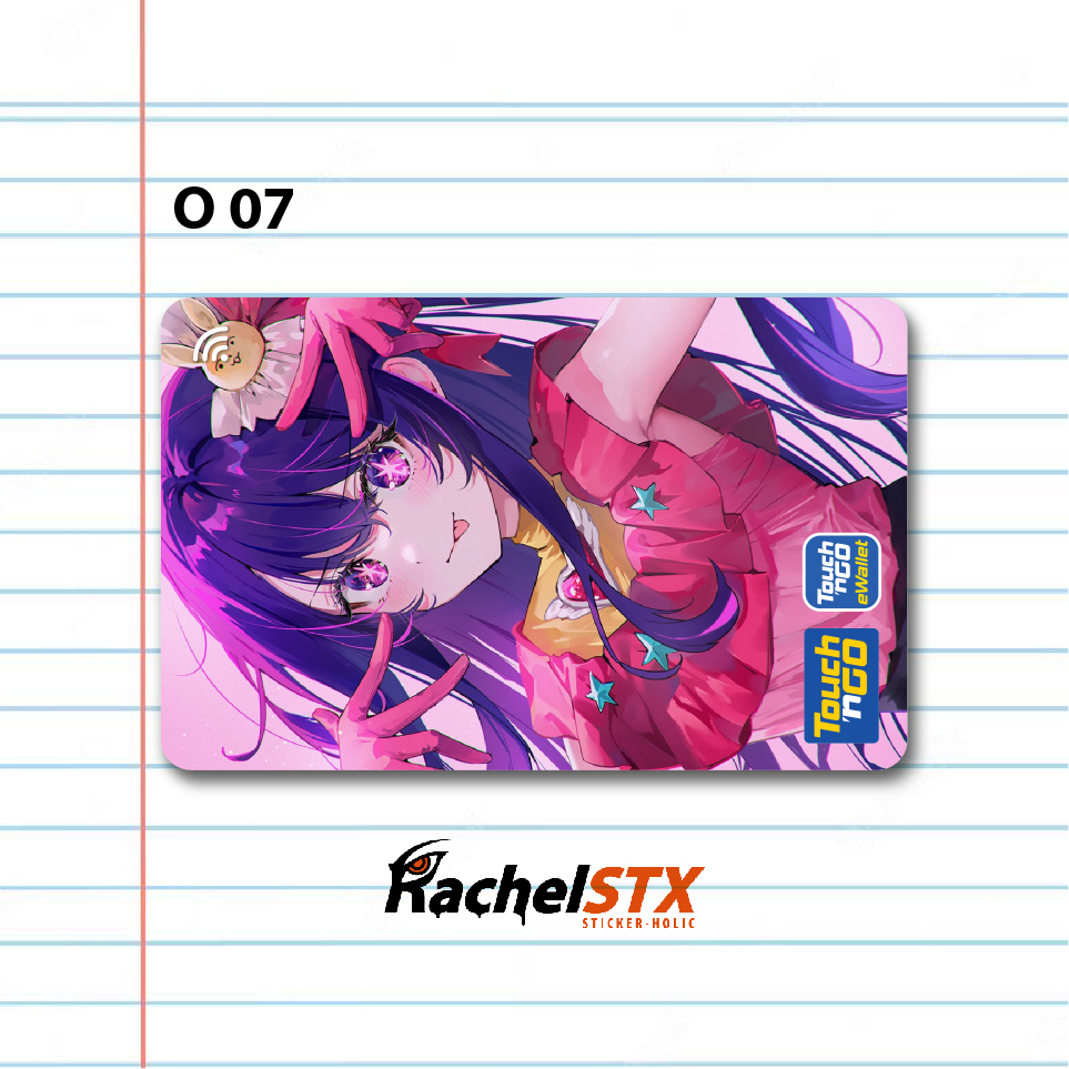 Sticker kad TnG NFC anime oshi no ko ai hoshino ruby hoshino card ...