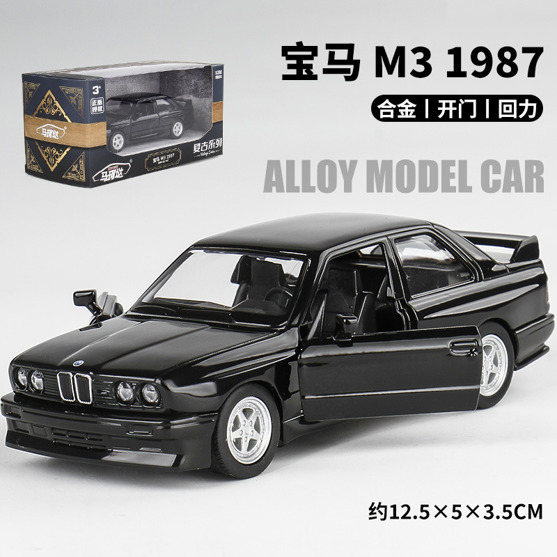 1:36 die cast old school vintage car / classic car, m3, 911, beetle ...