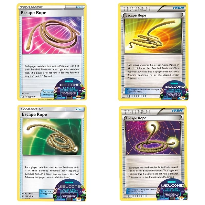 Escape Rope Pokemon 125/163 Battle Styles 114/147 127/160 Pokémon TCG ...