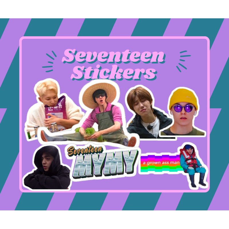 Seventeen Waterproof Die Cut Vinyl Journal Stickers: Aesthetic DIY Deco ...