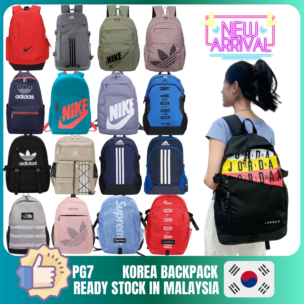 PG 7 Design Korea Backpack Design Petak High Quality ( Beg Sekolah ...