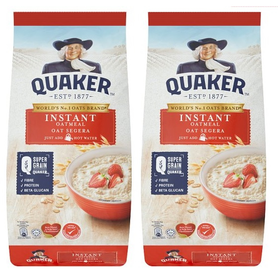 Quaker Instant Oatmeal 1Kg (2 packs) | Shopee Philippines